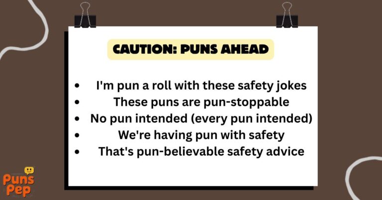250+ Hilarious Safety Puns That’ll Keep You Alert & Laughing | Best ...